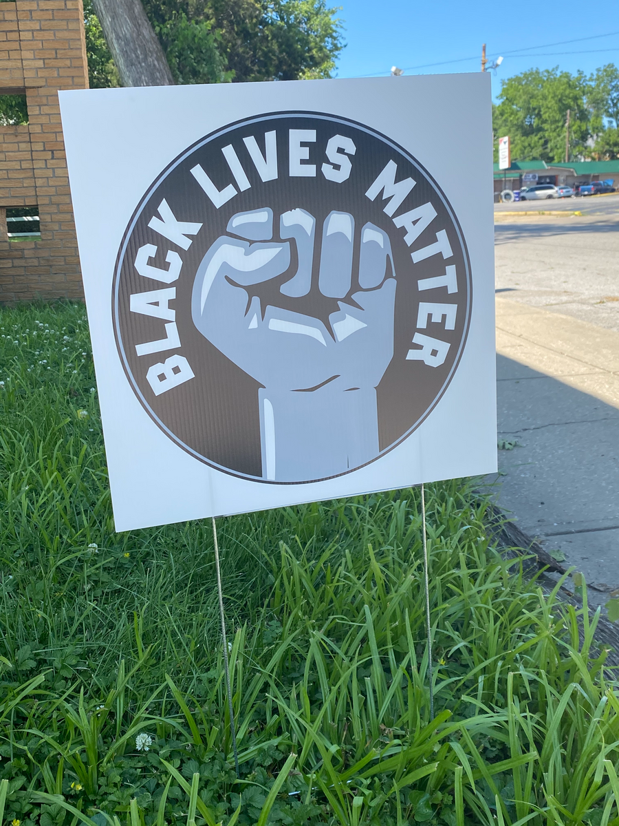 BLM Yard Sign | The Local Print Shop KC